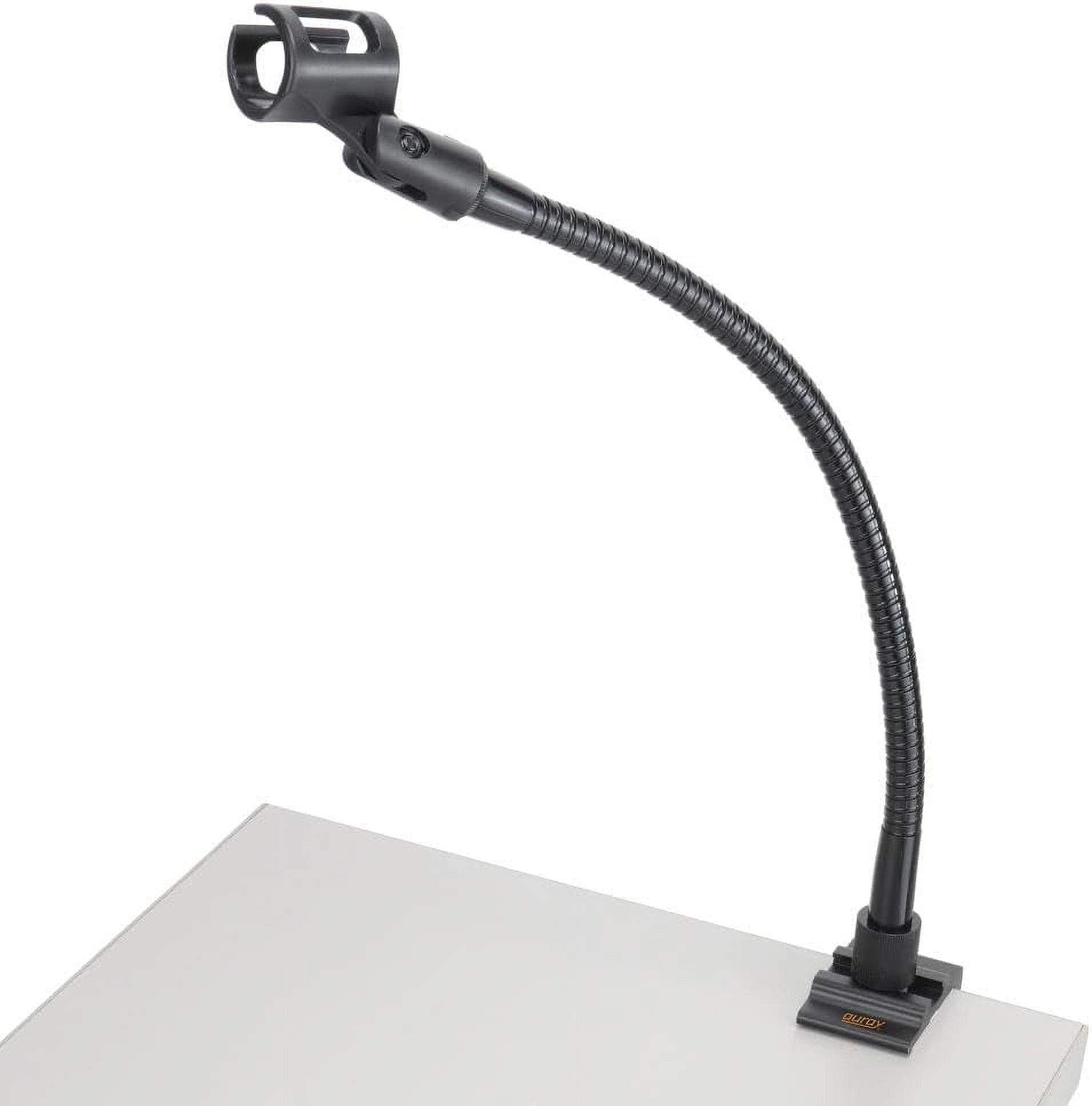 AURAY Microphone Arm Stand Long 12'' Sturdy Gooseneck Mic Stand ...