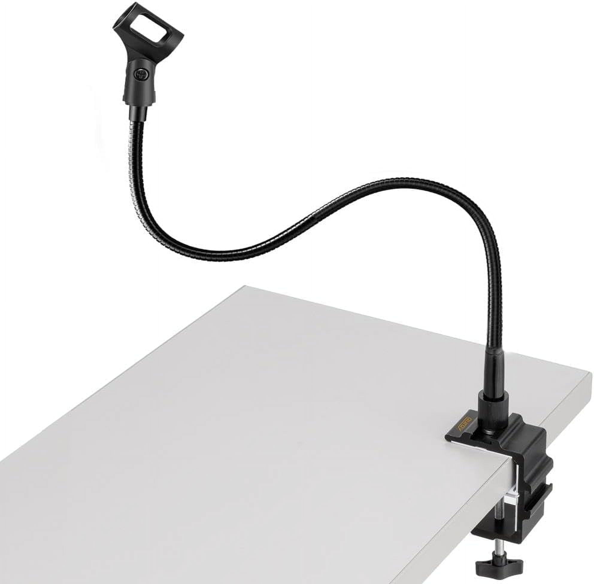 AURAY Microphone Arm Stand Long 20'' Sturdy Gooseneck Mic Stand ...