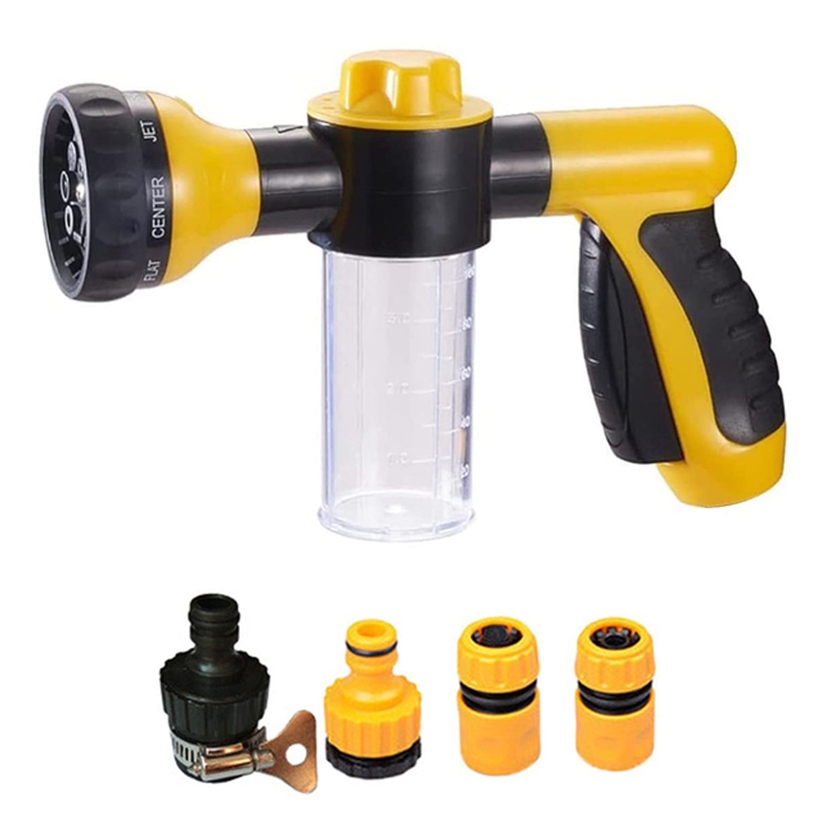 AUREVOIR 8 In1 Portable Home Garden Foam Lance Water Gun High Pressure ...