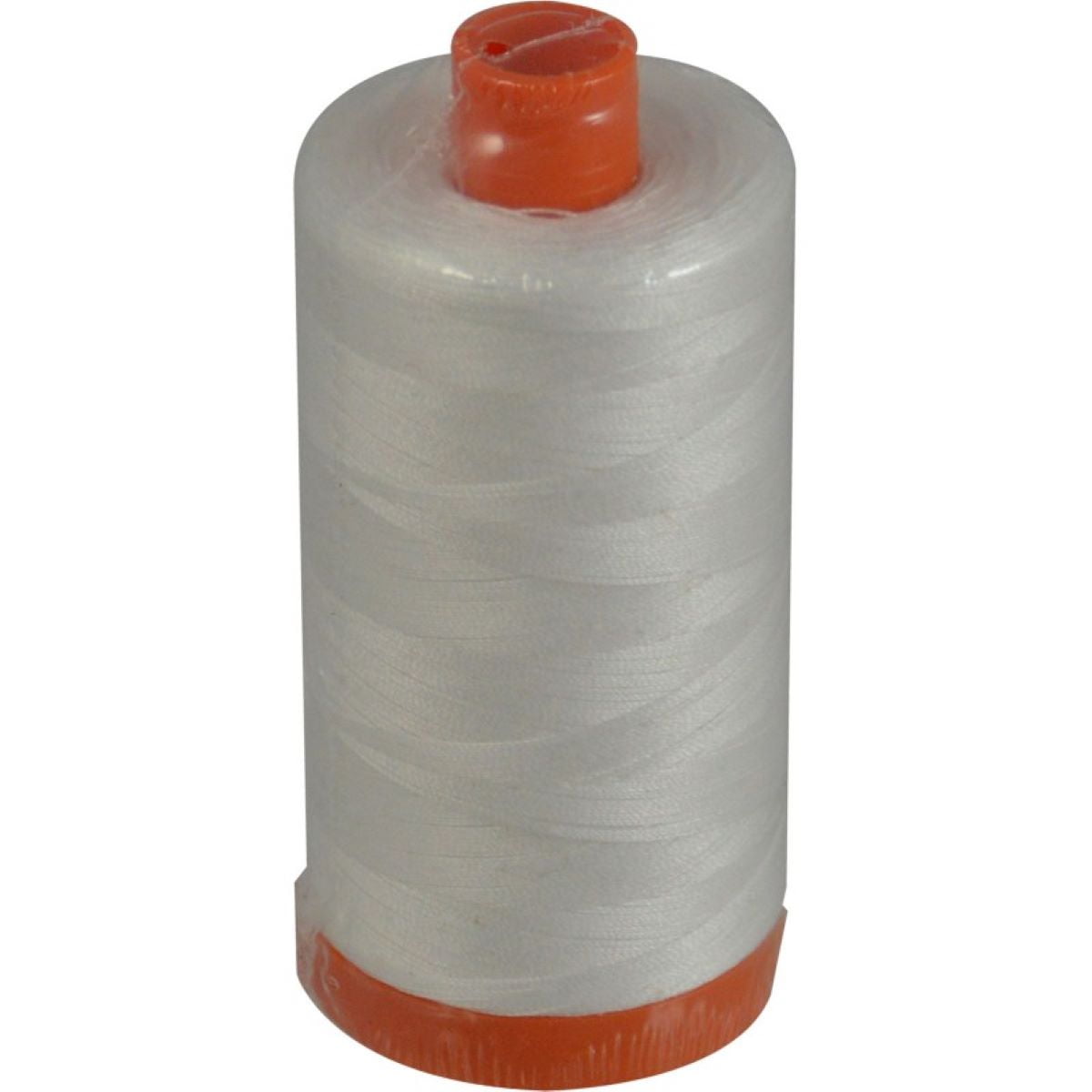 AURIFIL THREAD 50wt Cotton Mako White 2021 1422 Yard Spool Sew Quilt ...