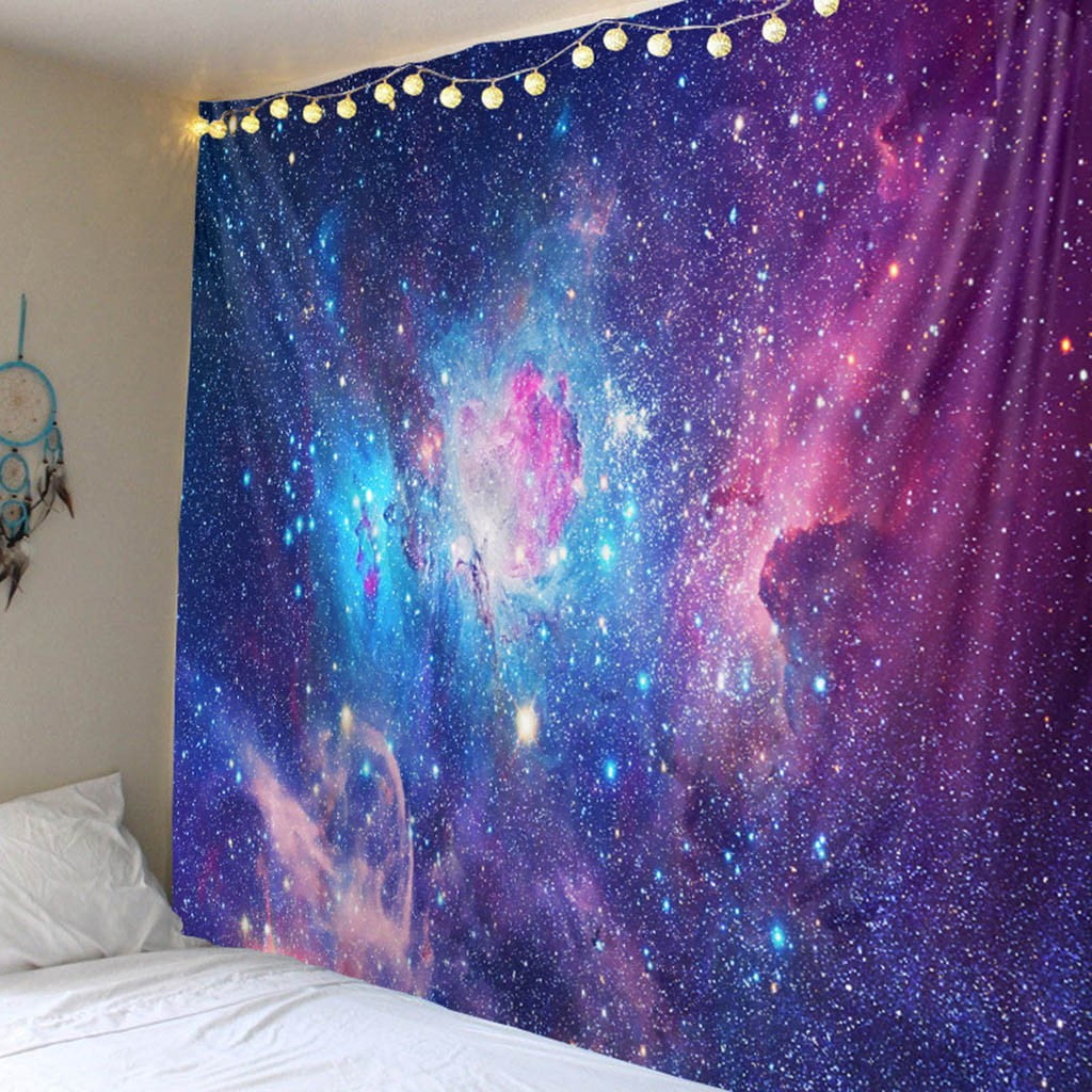 AURIGATE Extra Large Galaxy Space Tapestry for Bedroom Aesthetic 51'' X ...