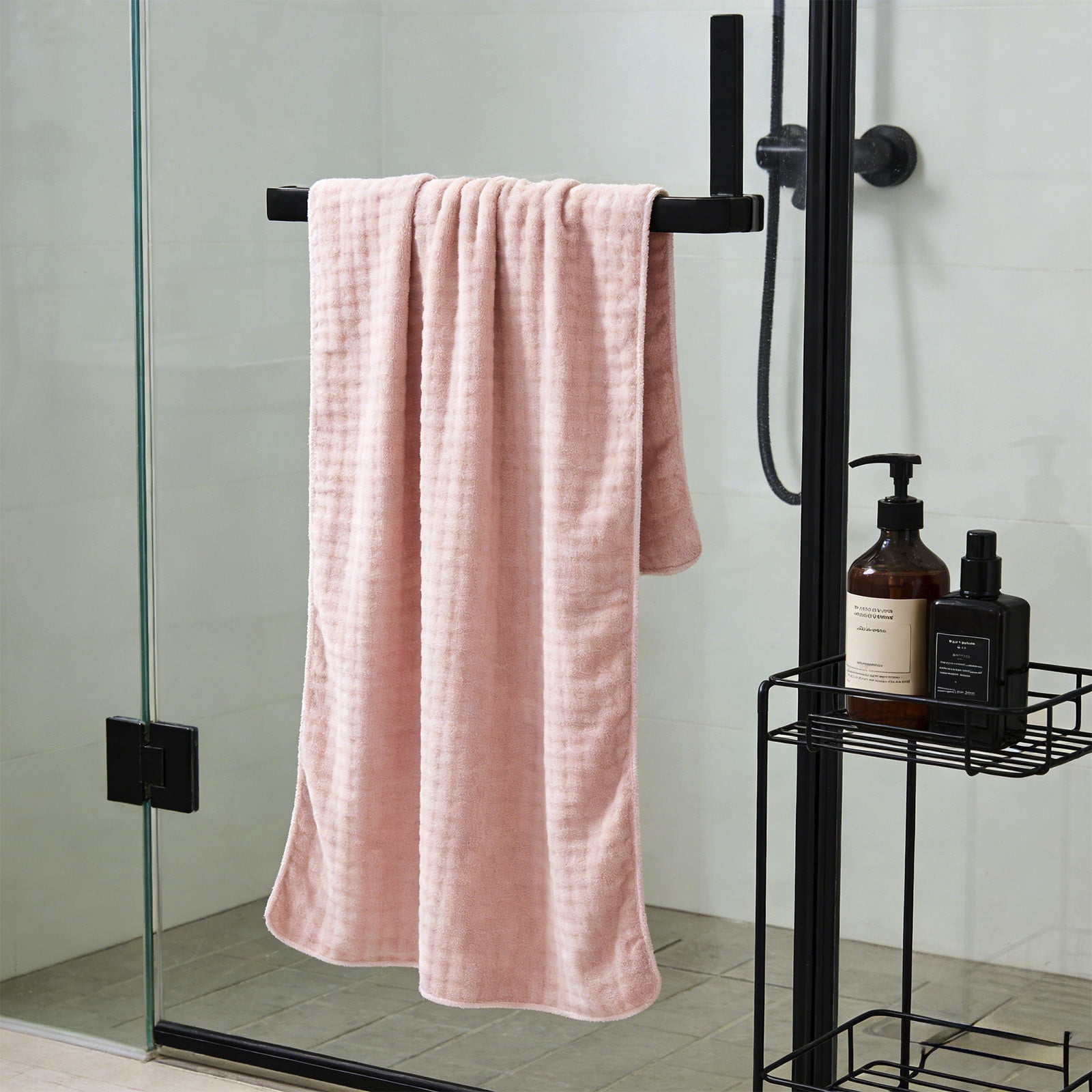 AURIGATE Flock Thick Extra Large Bath Towels 55 X 27.55 Inches, 300 GSM ...