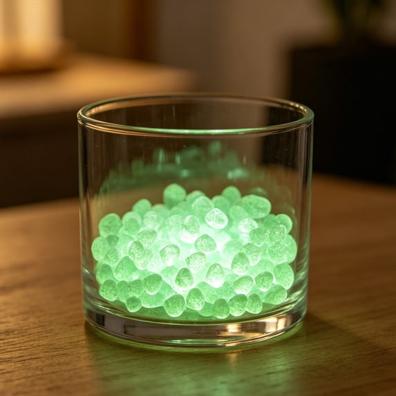 AURIGATE Glow in The Dark Pebbles 100 Pack, 0.8 Inch Mini Luminous ...