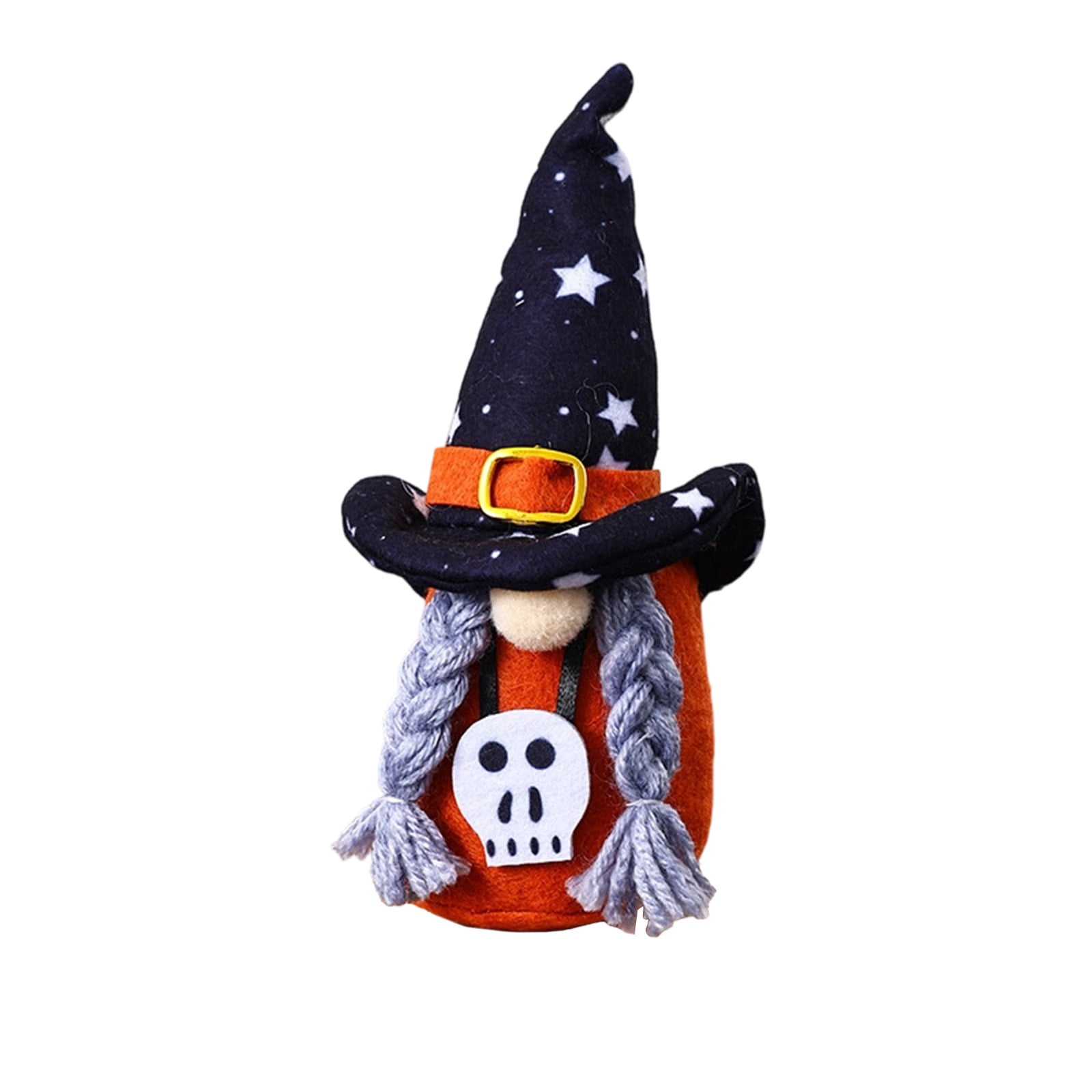 AURIGATE Halloween Faceless Gnome Plush Doll, 6.69 in Cotton Pumpkin ...