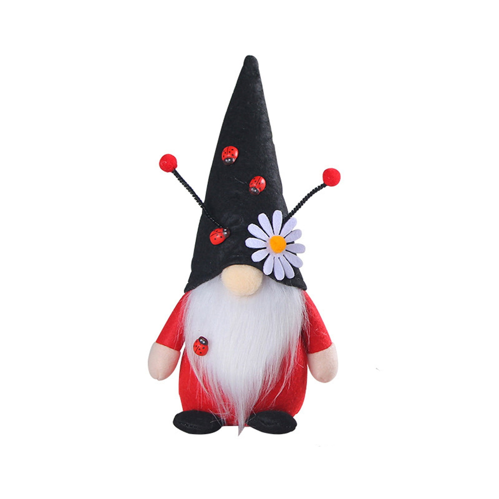 AURIGATE Halloween Ladybug Gnomes Plush Ornament 2PCS Insect Ladybird ...