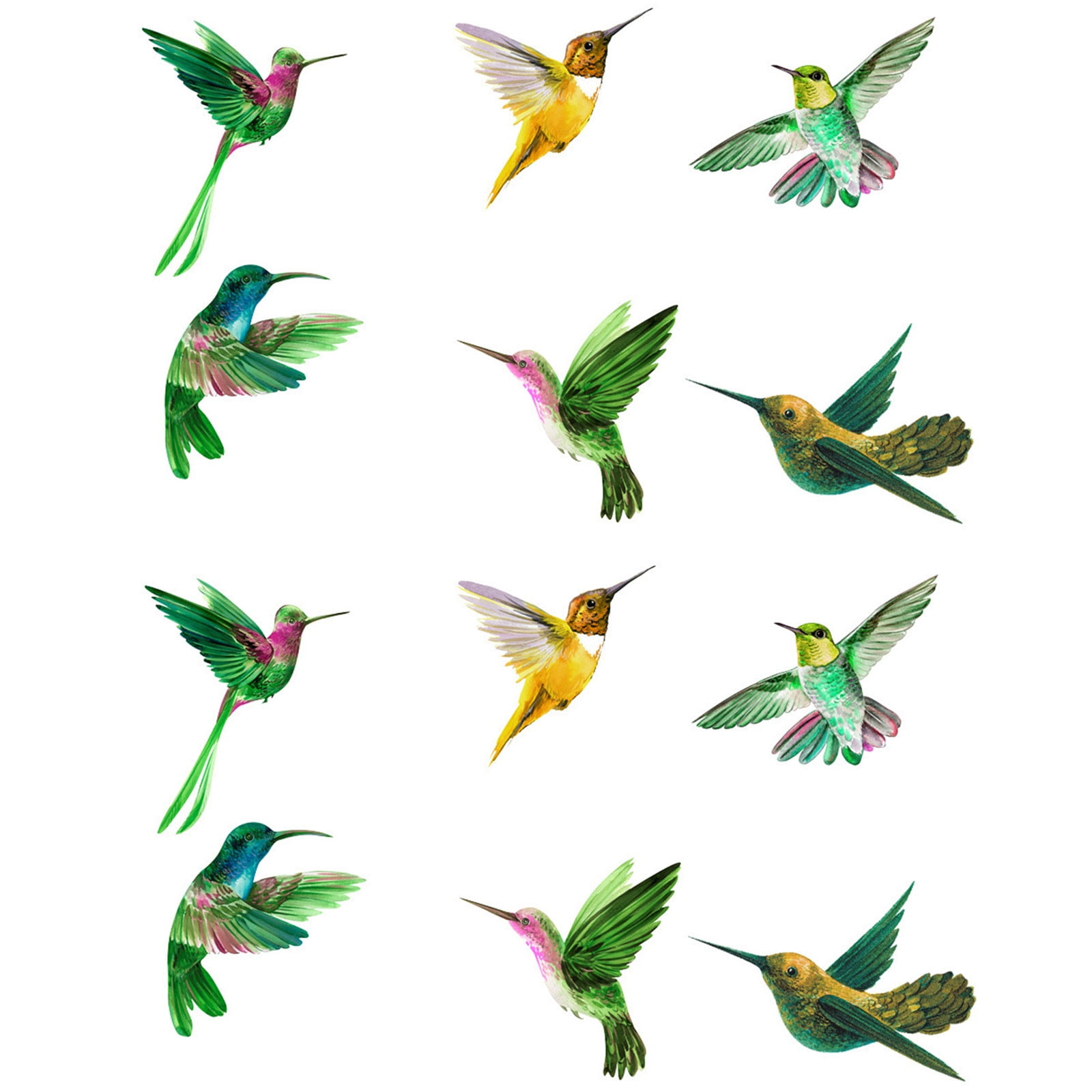 AURIGATE Hummingbird Wall Decals Window Stickers Hummingbird Wall ...