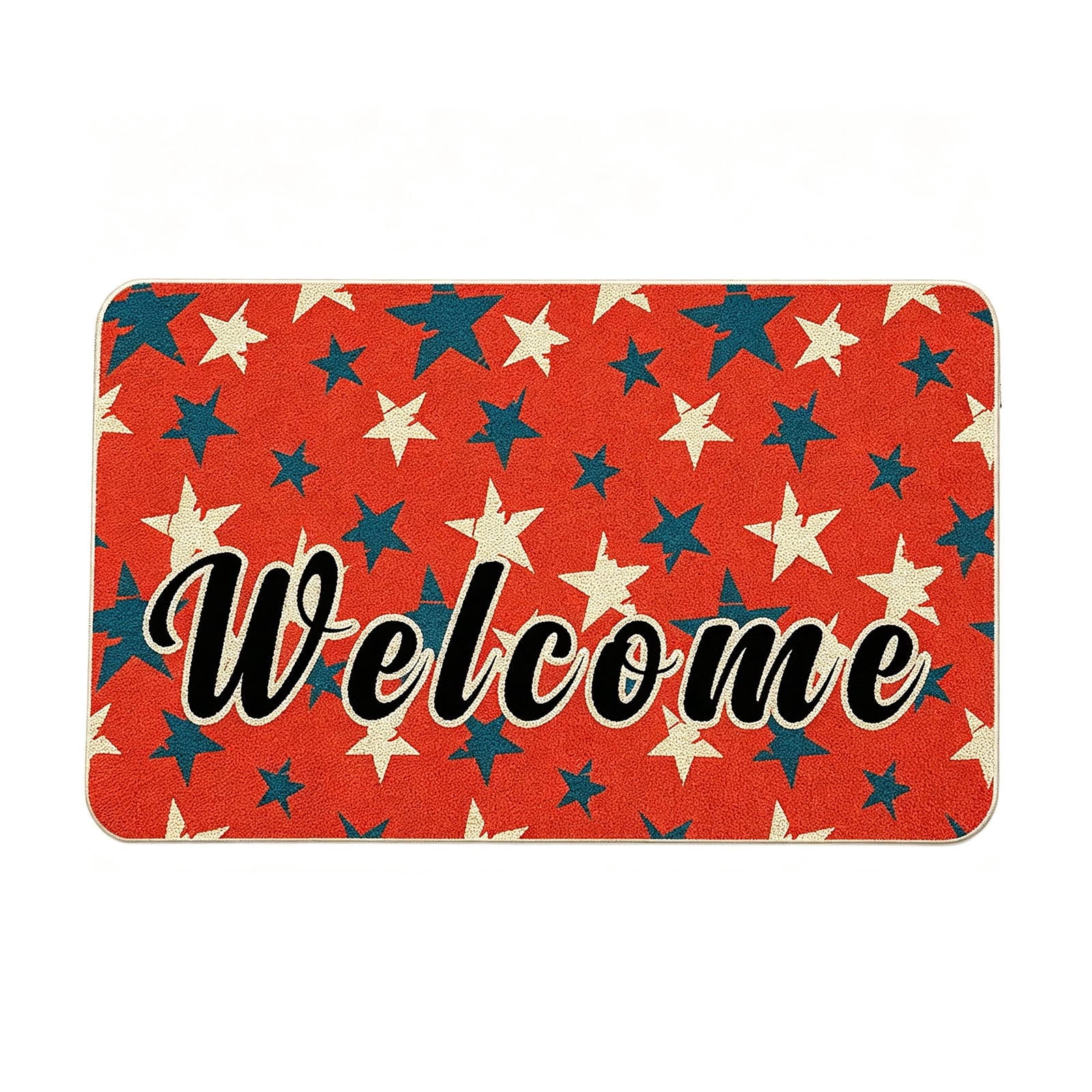AURIGATE Independence Day Linen Doormat for Entryways, Stain Wear ...