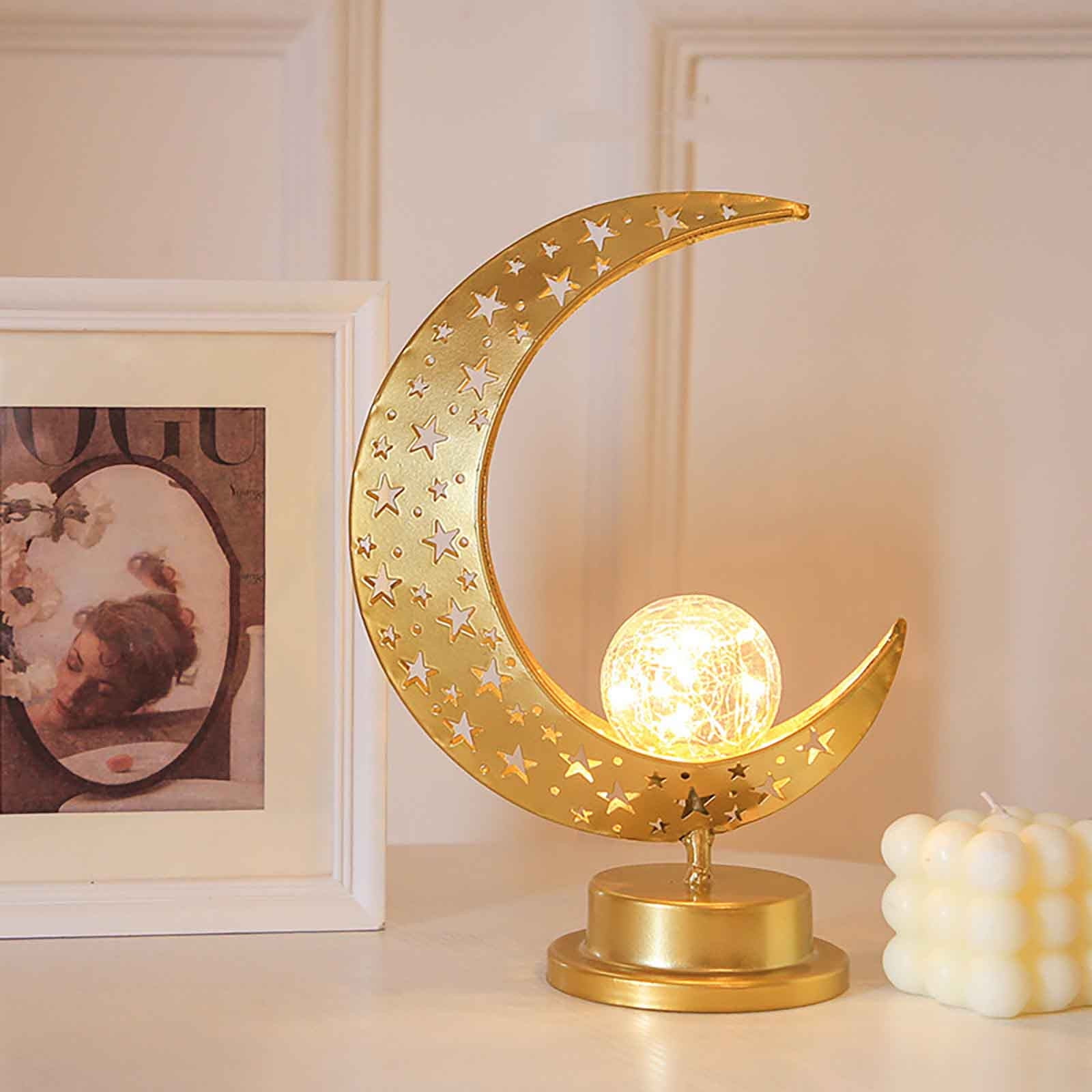 AURIGATE LED Moon Light Table Lamp Decorative Star Lamp Decorative Ball ...