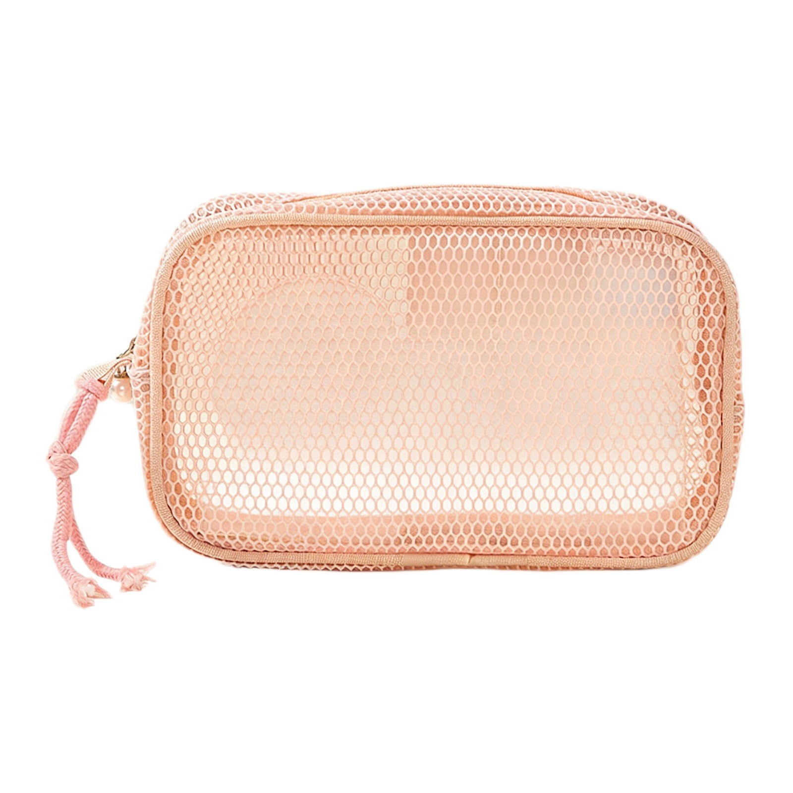 AURIGATE Mesh Makeup Bag, Nylon Spandex Lightweight Cosmetic Pouch ...