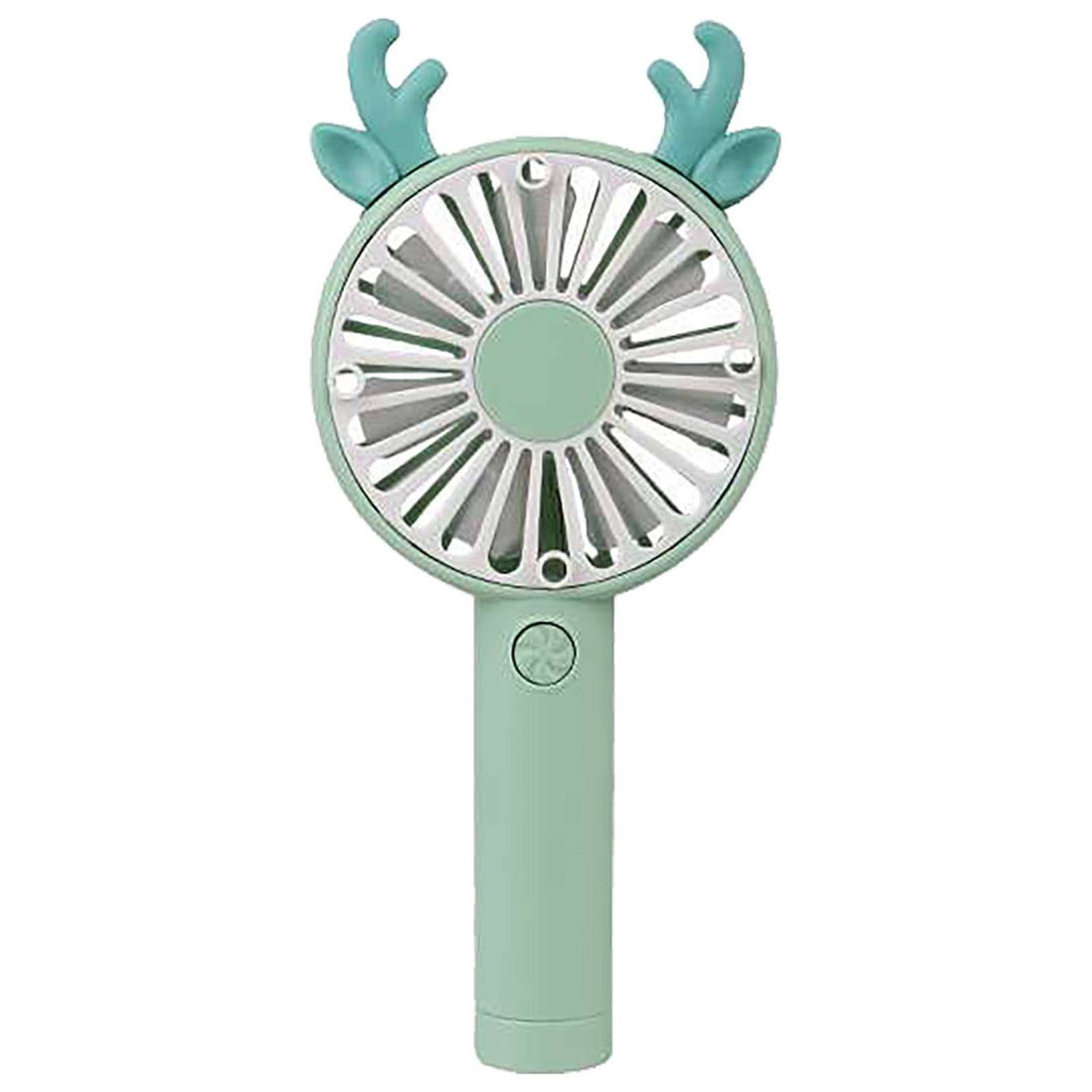 AURIGATE Mini Portable Fan Children's Cartoon Electric Toy Fan Bubble ...