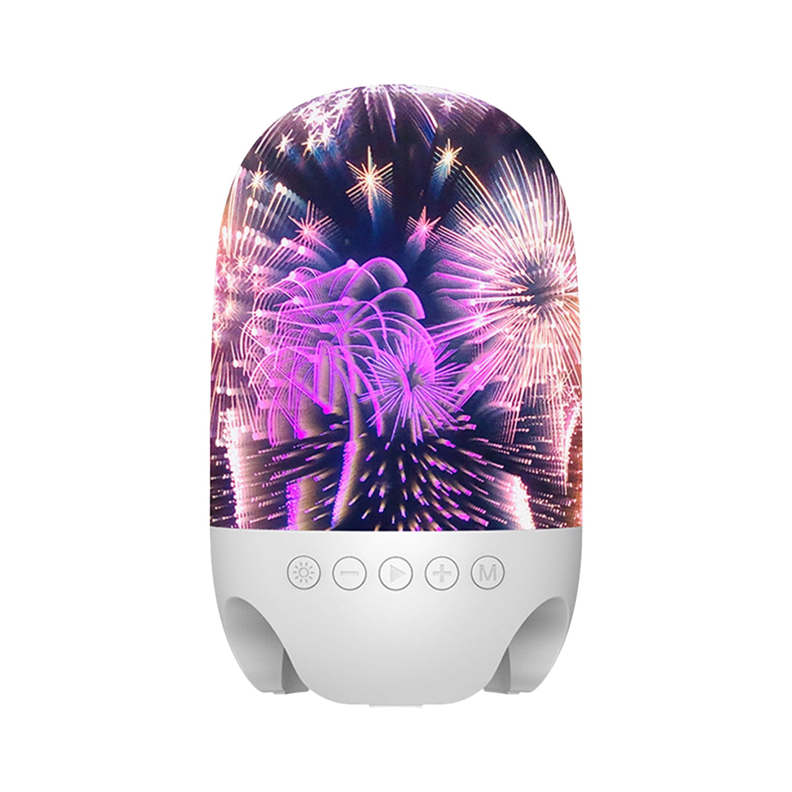 AURIGATE Night Light Bluetooth Speaker, 3D Glass Touch Control Bedside ...