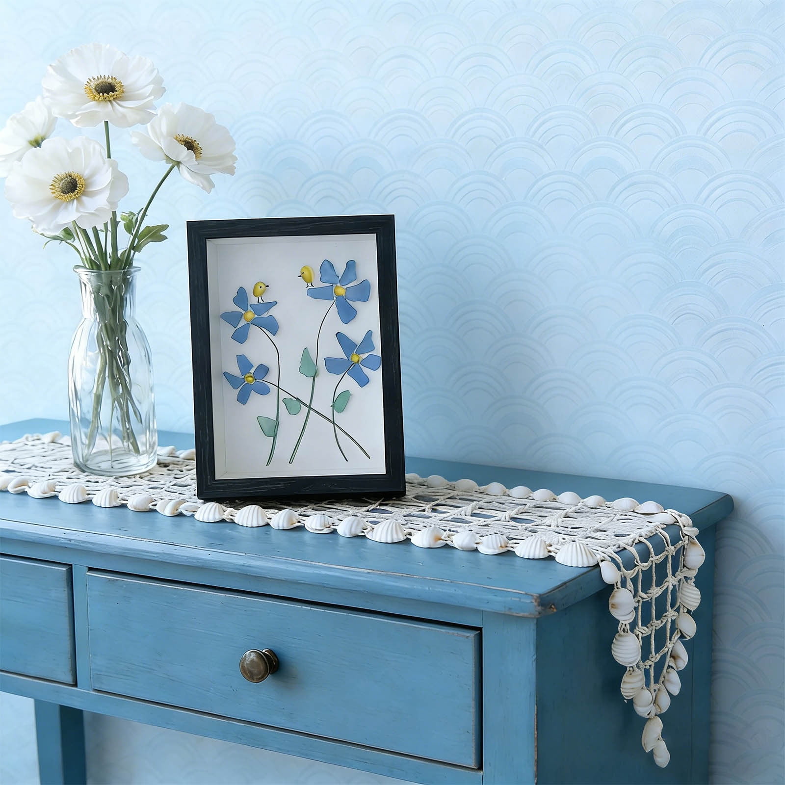 AURIGATE Sea Glass Photo Frames Creatives Sea Glass Art Photo Frames ...