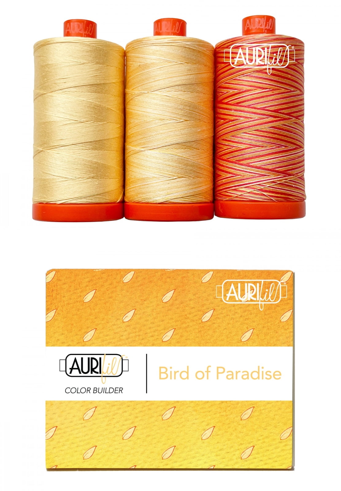 AURIfil 2022 Color Builder 50wt 3 Piece Thread Set Bird of Paradise ...