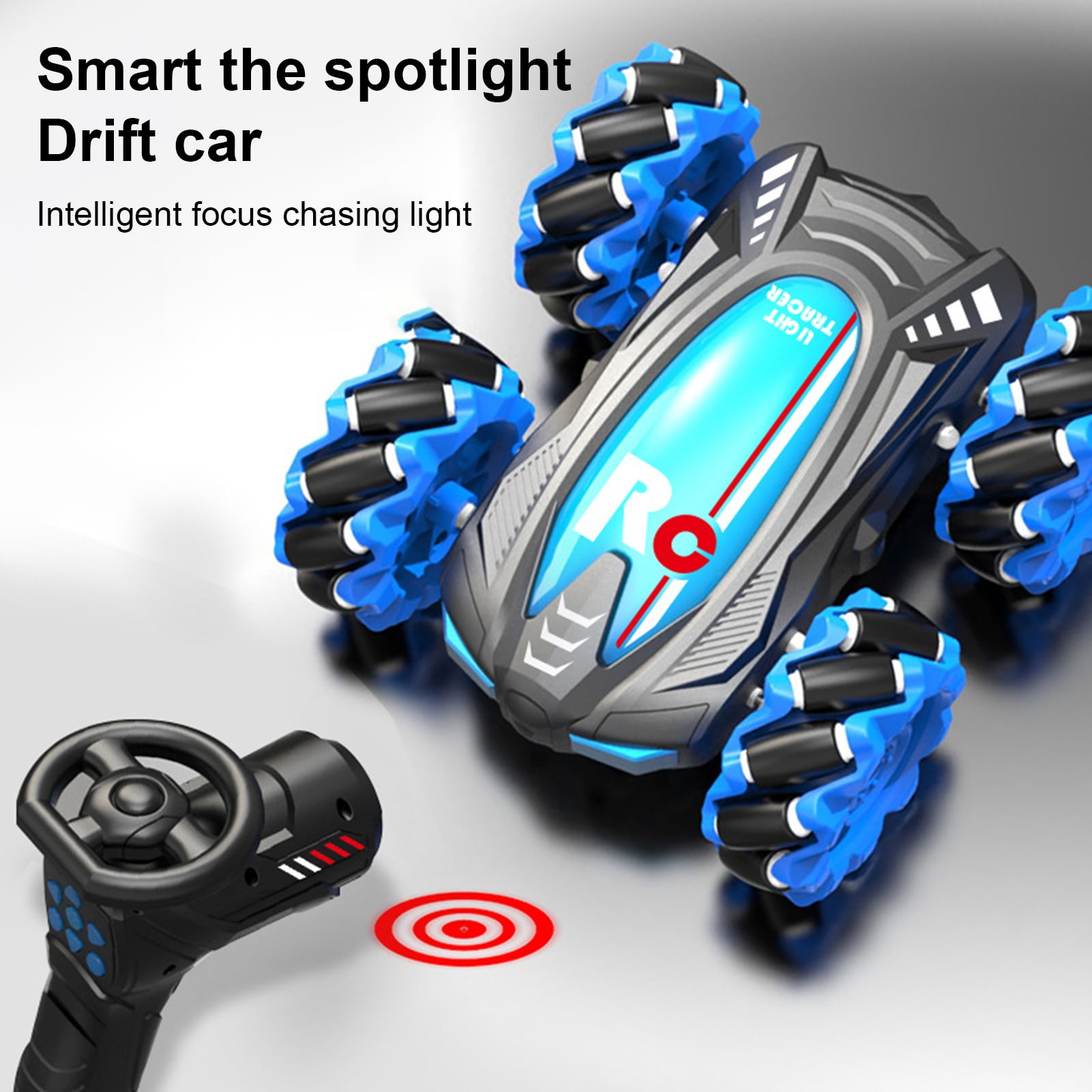 AURORA TRADE 1 Set RC Car Toy Cool Lighting Gesture Induction Double ...