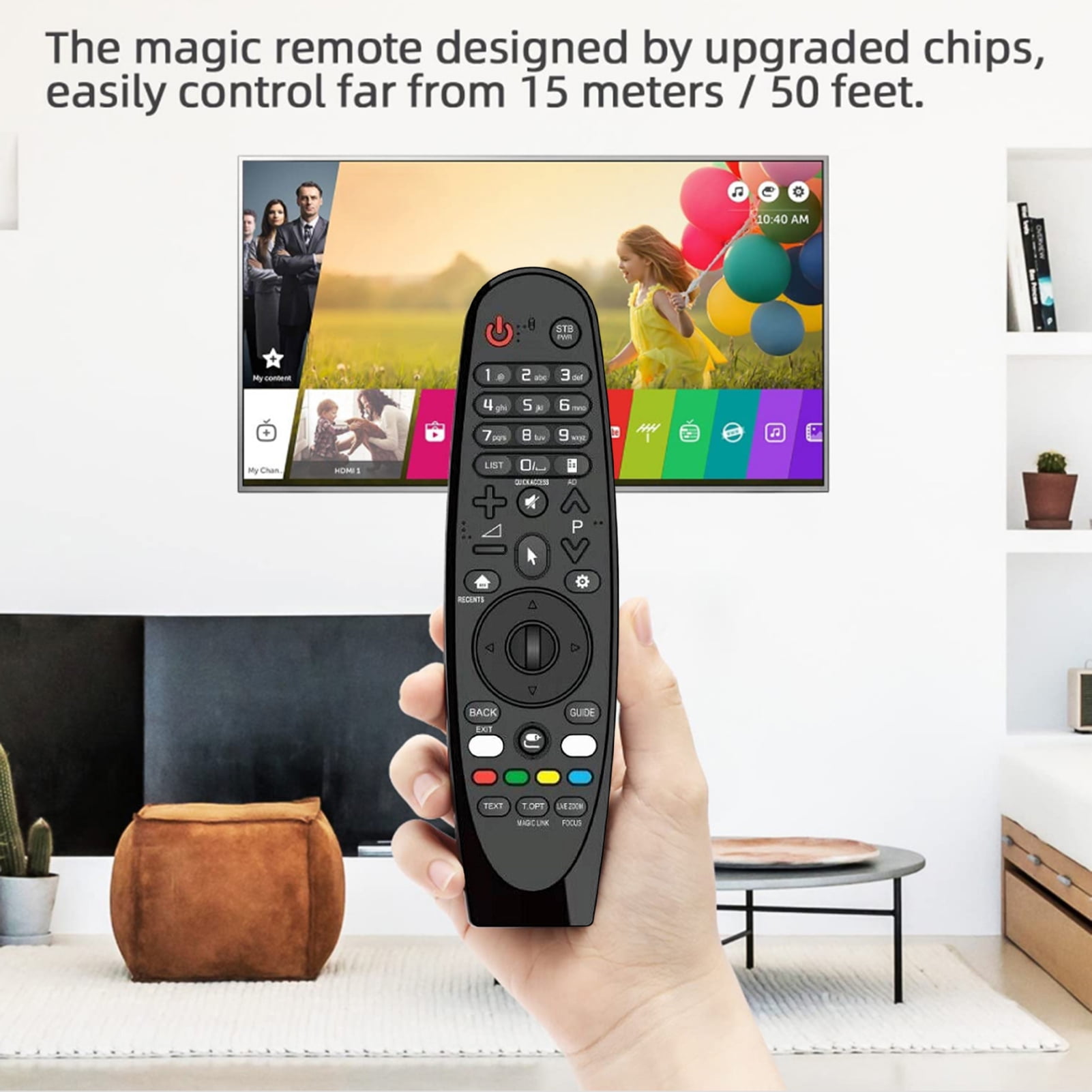 AURORA TRADE AN-MR18BA Smart Remote Control Sensitive Replacement 2.4G ...