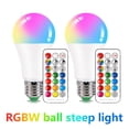 AURORA TRADE E27 RGB Bulb Timing Function Color Changing Remote Control ...