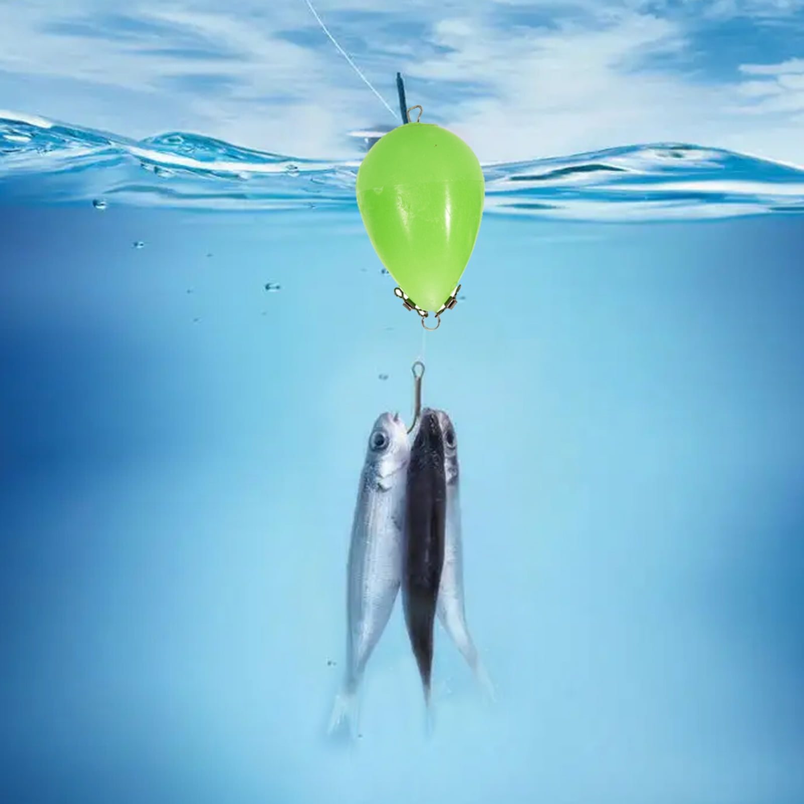 AURORA TRADE Fishing Egg Float, Portable Smooth Surface Durable Night ...