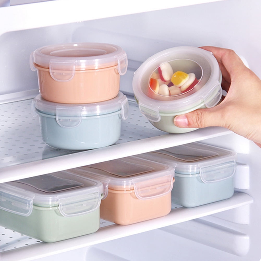 AURORA TRADE Silicone Food Storage Containers Airtight Lids for Solid ...