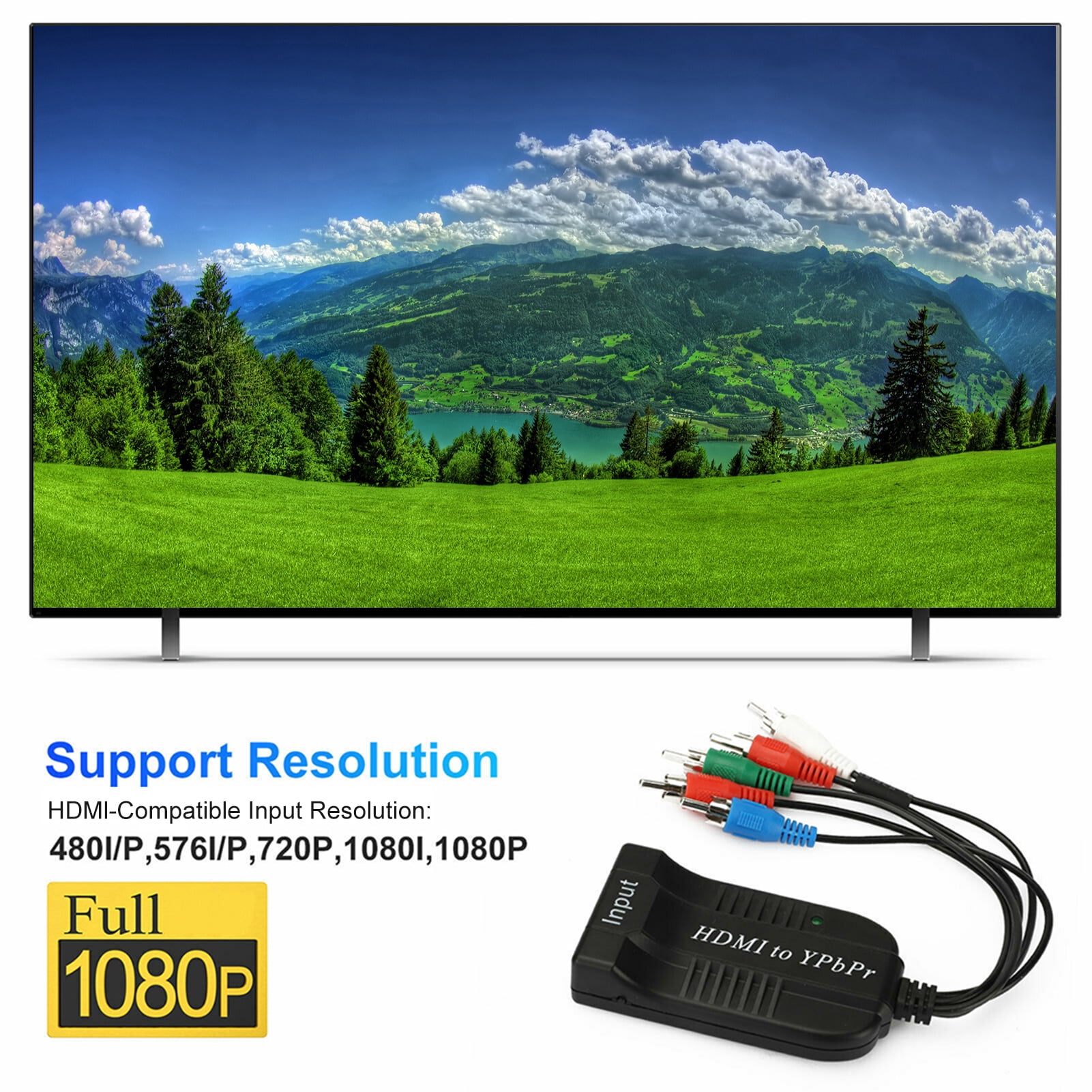 AURORA TRADE Video Adapter HD-compatible Signal Conversion Plug Play ...