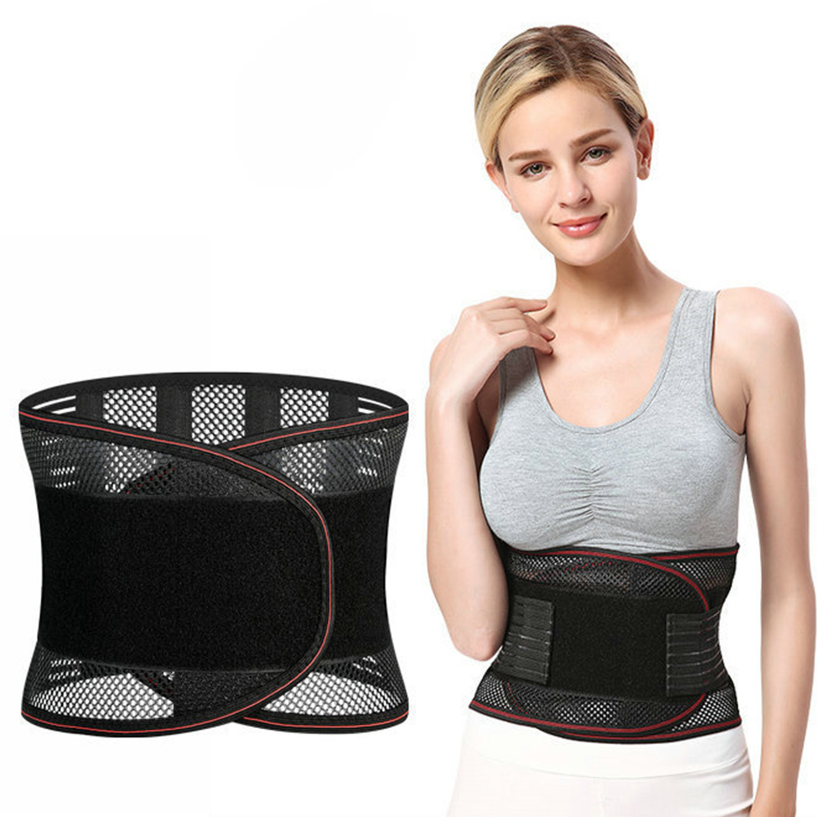 AURORA TRADE Waist Trimmer Belt for Women Waist Trainer Sauna Belt ...