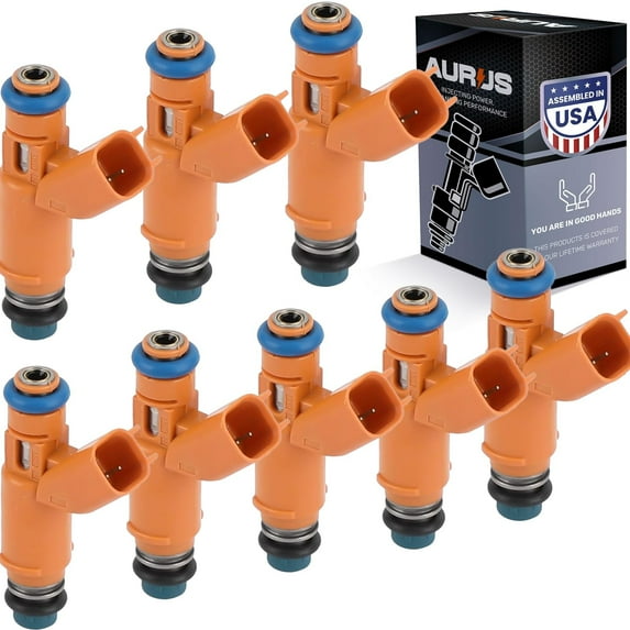 AURUS x8 OEM Fuel Injectors 2W93-AA / 195500-4280 for Jaguar 4.2L V8 ...
