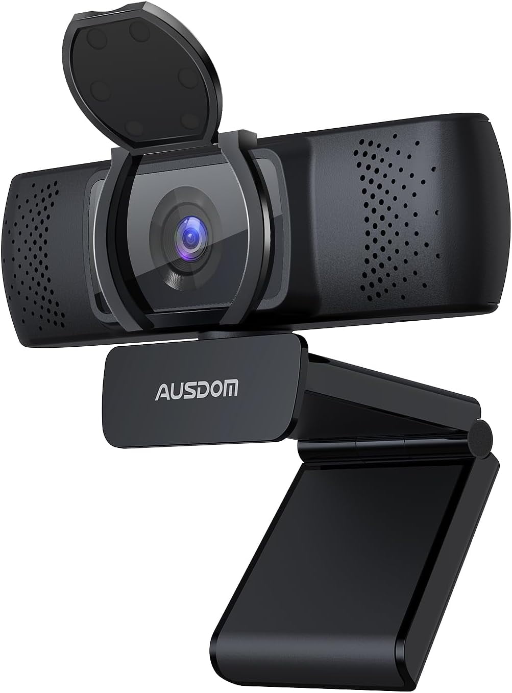 AUSDOM AF640 1080P Webcam with Microphone, 90°FOV USB PC Camera Webcam ...