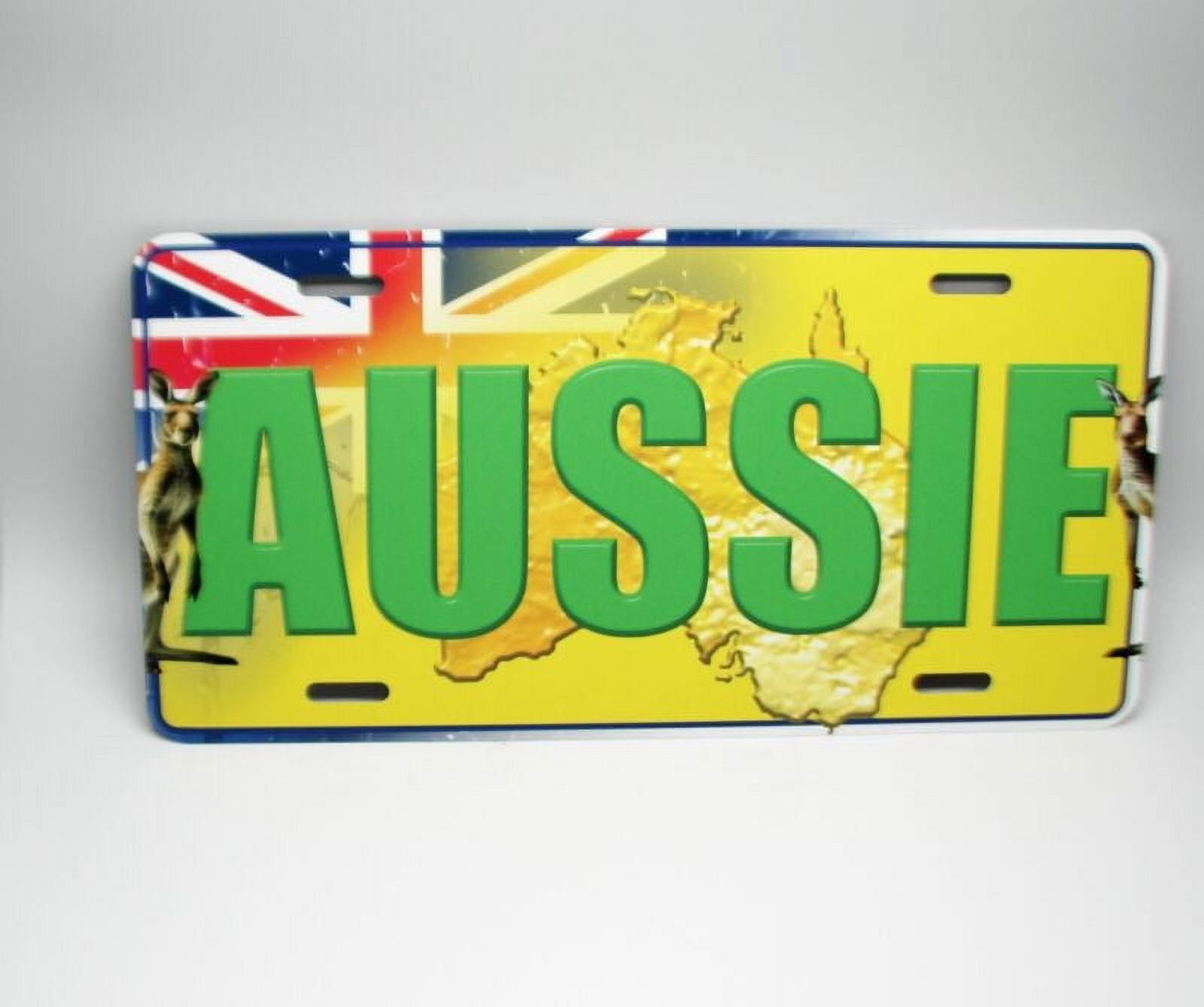 AUSSIE AUSTRALIA AUSTRALIAN FLAG METAL CAR LICENSE PLATE AUTO TAG ...