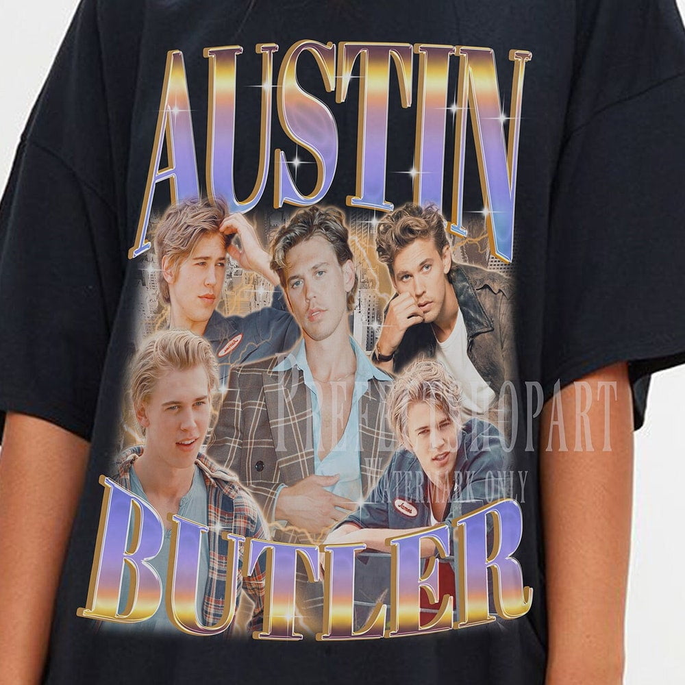 AUSTIN BUTLER 90's T-shirt - Austin Butler Bootleg Tees, Austin Butler ...