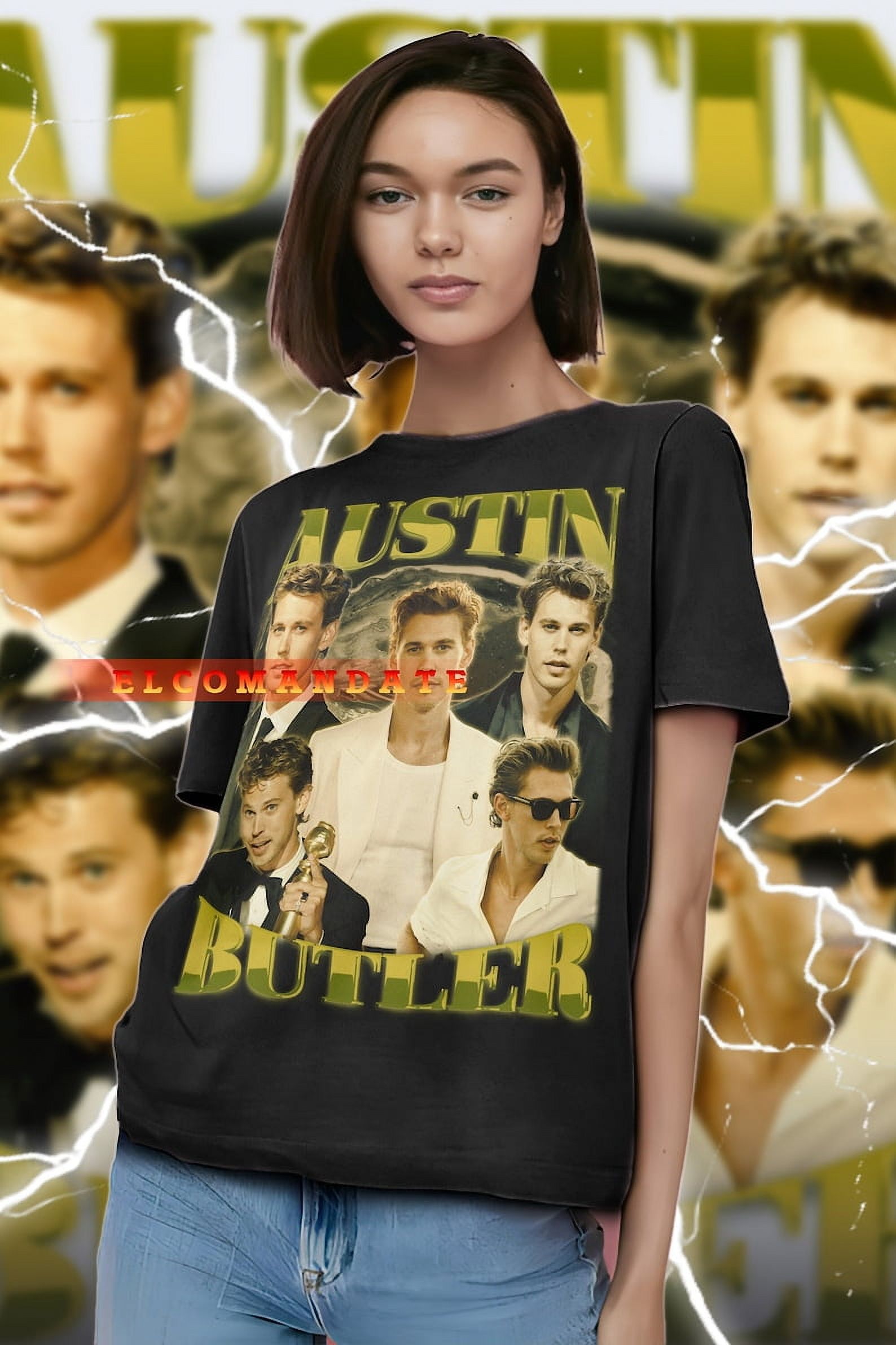 AUSTIN BUTLER Vintage Shirt, Austin Butler Homage Tshirt, Austin Butler Fan Tees, Austin Butler ...