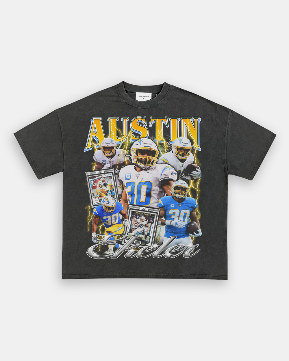 AUSTIN EKELER TEE, FOOTBALL PLAYERS BOOTLEG, RETRO STYLE, FOR MEN, FOR ...