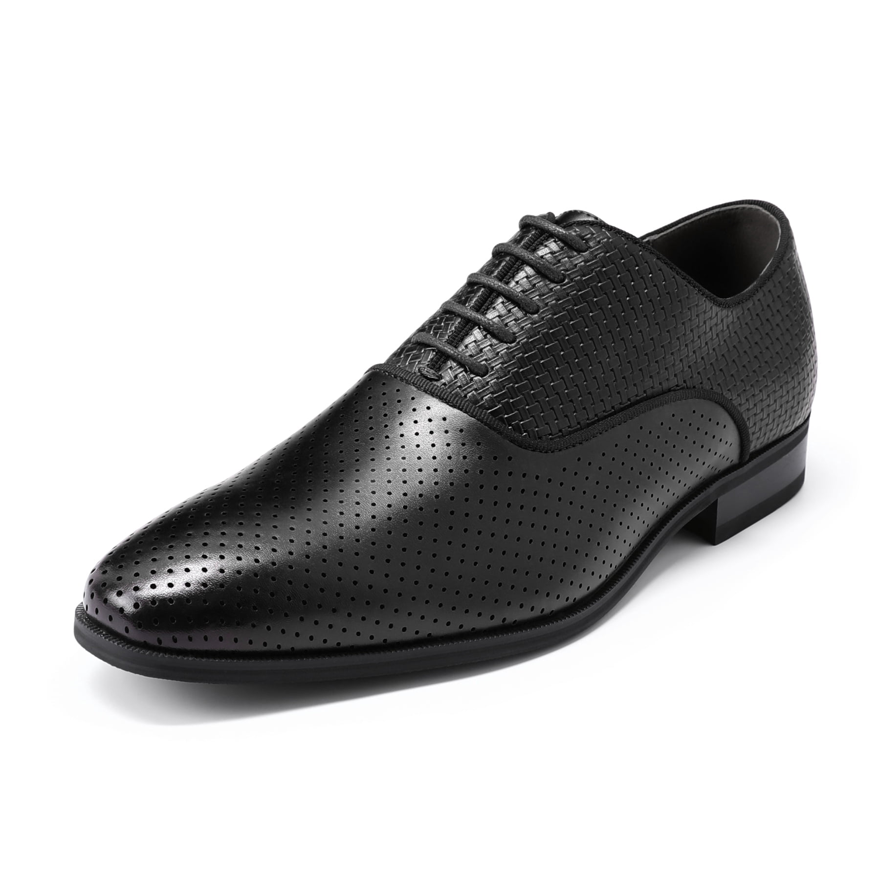 AUSTIN MILL Men's Classic Oxford Dress Shoes, Breathable Perforated ...
