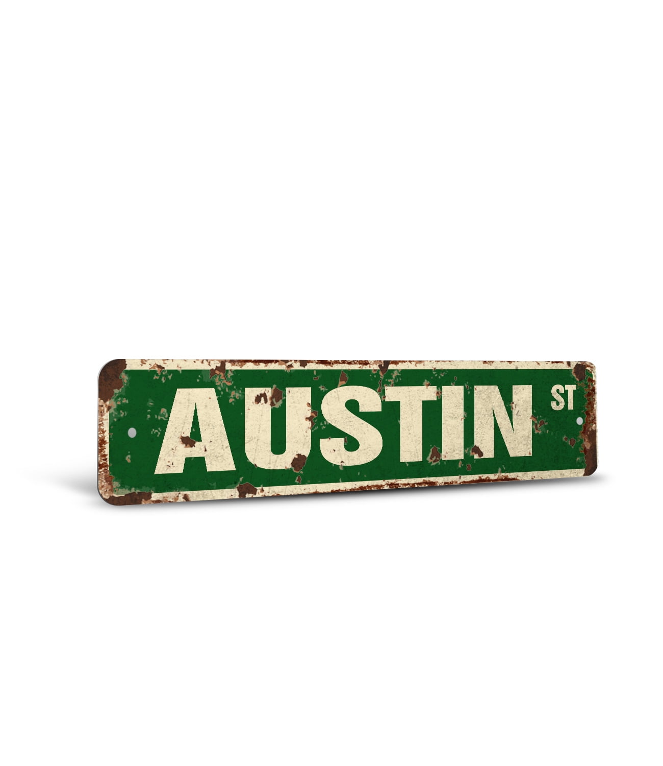AUSTIN Vintage Style Rustic Street Sign – Childrens Name Room Sign ...