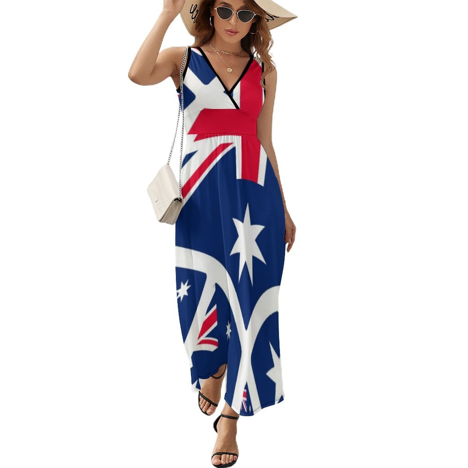AUSTRALIAN FLAG Sleeveless Dress summer clothes cute dress ladies ...