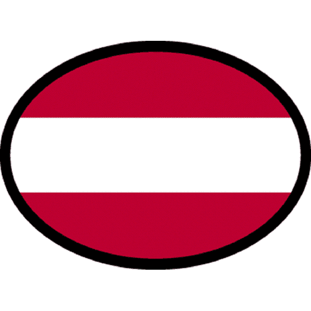 AUSTRIAN FLAG Sticker - Orignal Artwork Vinyl - Reflective Germanic ...