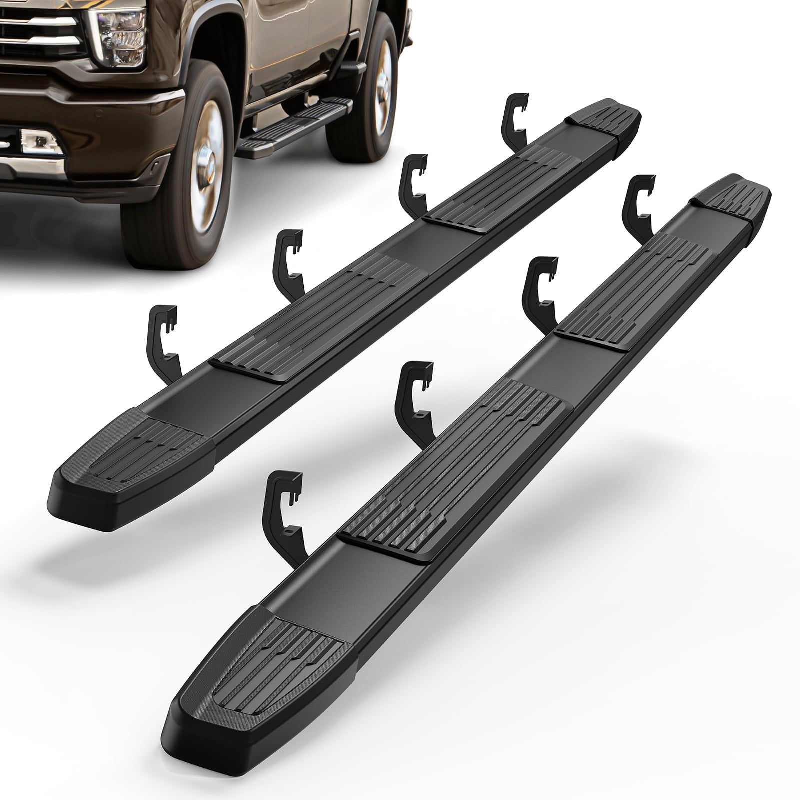 AUSUM MOTOR 6.2'' Running Boards For 2007-2018 Silverado Sierra 1500 ...