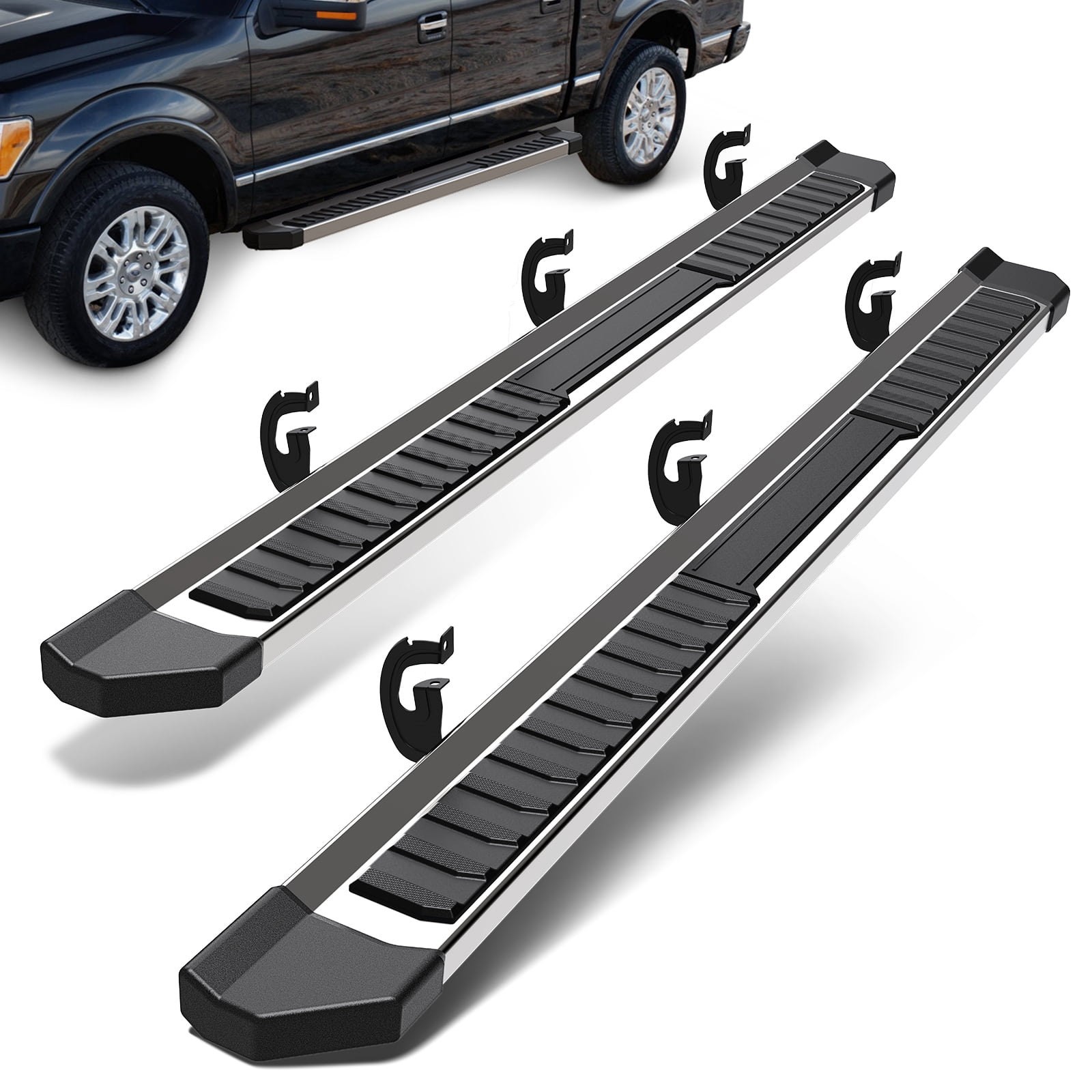 AUSUM MOTOR Running Boards Fit 2004-2014 Ford F150 Crew Cab 4 Door 6 ...