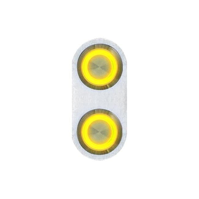 AUTBBB26 Retro Billet Switch with Yellow LED Illumination - Single ...
