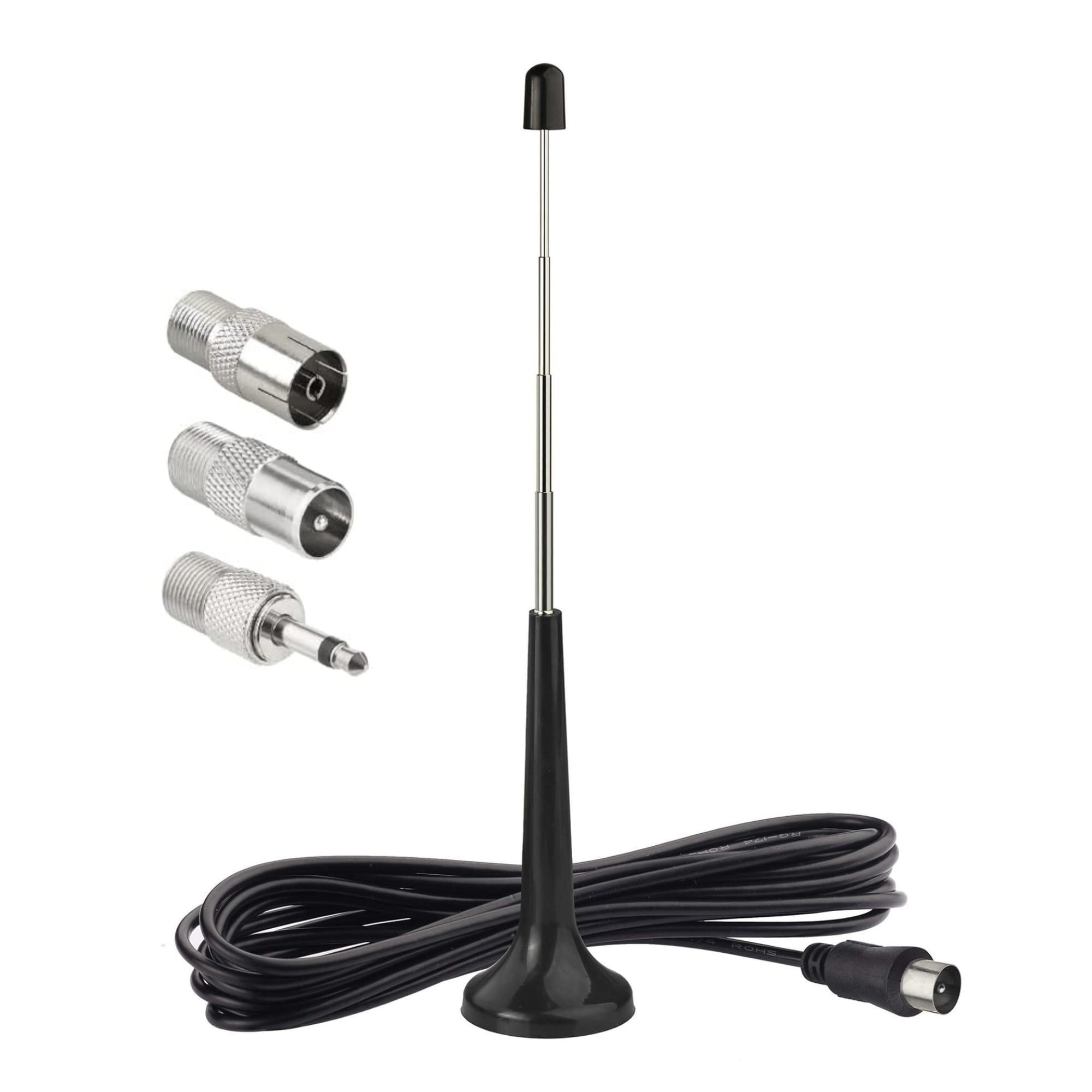 AUTERCO Strong Magnetic Base DAB FM Radio Antenna Telecopic Indoor ...