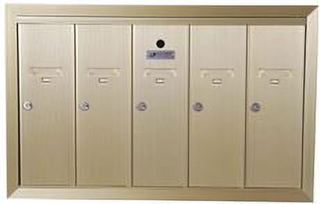 AUTH-FLORENCE RECESSED VERTICAL 5 COMPARTMENT MAILBOX, GOLD - Walmart.com