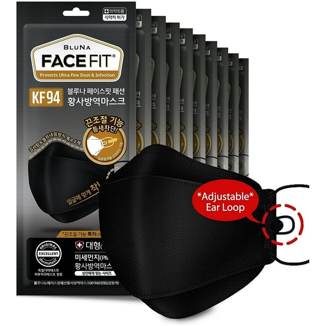::AUTHENTIC:: Premium KF94 Certified [LARGE] Korean Safety Face Mask ...
