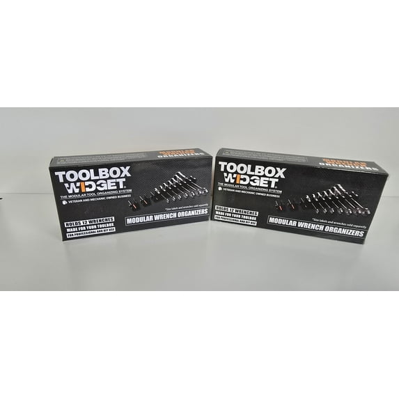 AUTHENTIC - ToolBox Widget - Pro - Vertical Wrench Organizers 2 Kits ...