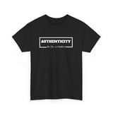 AUTHENTICITY Unisex Graphic Shirt, Minimalist Clothing, Emotional ...