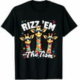 AUTISM Rizz Em With The Tism Autistic Giraffe Graphic Crew Neck Short ...