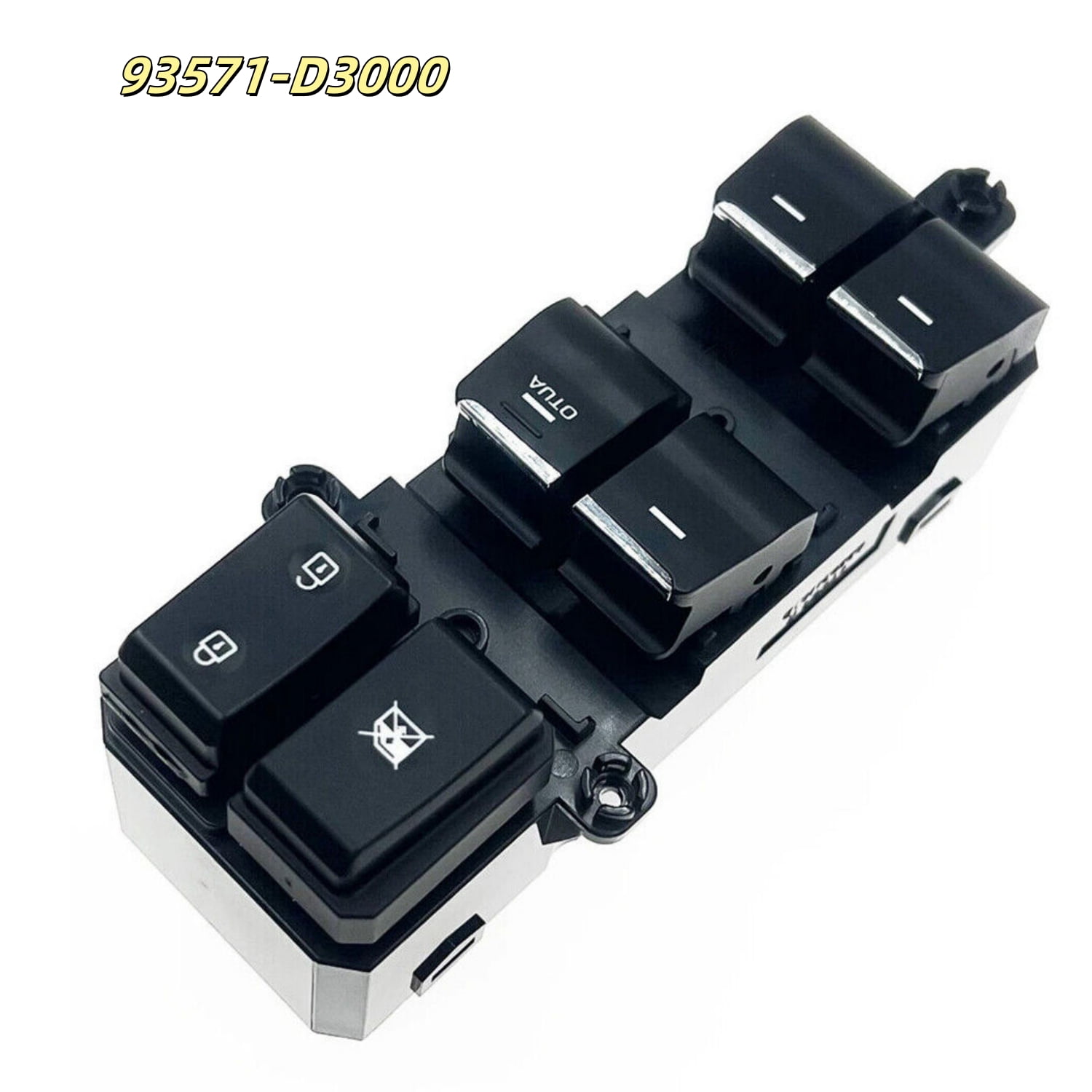 AUTO 93571-D3000 LHD Master Power Window Switch For 16-17-18 Hyundai ...