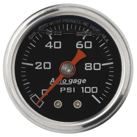Free Shipping! AUTO METER 2174 PRESSURE GAUGE, 0-100 PSI, SPORT-COMP ...