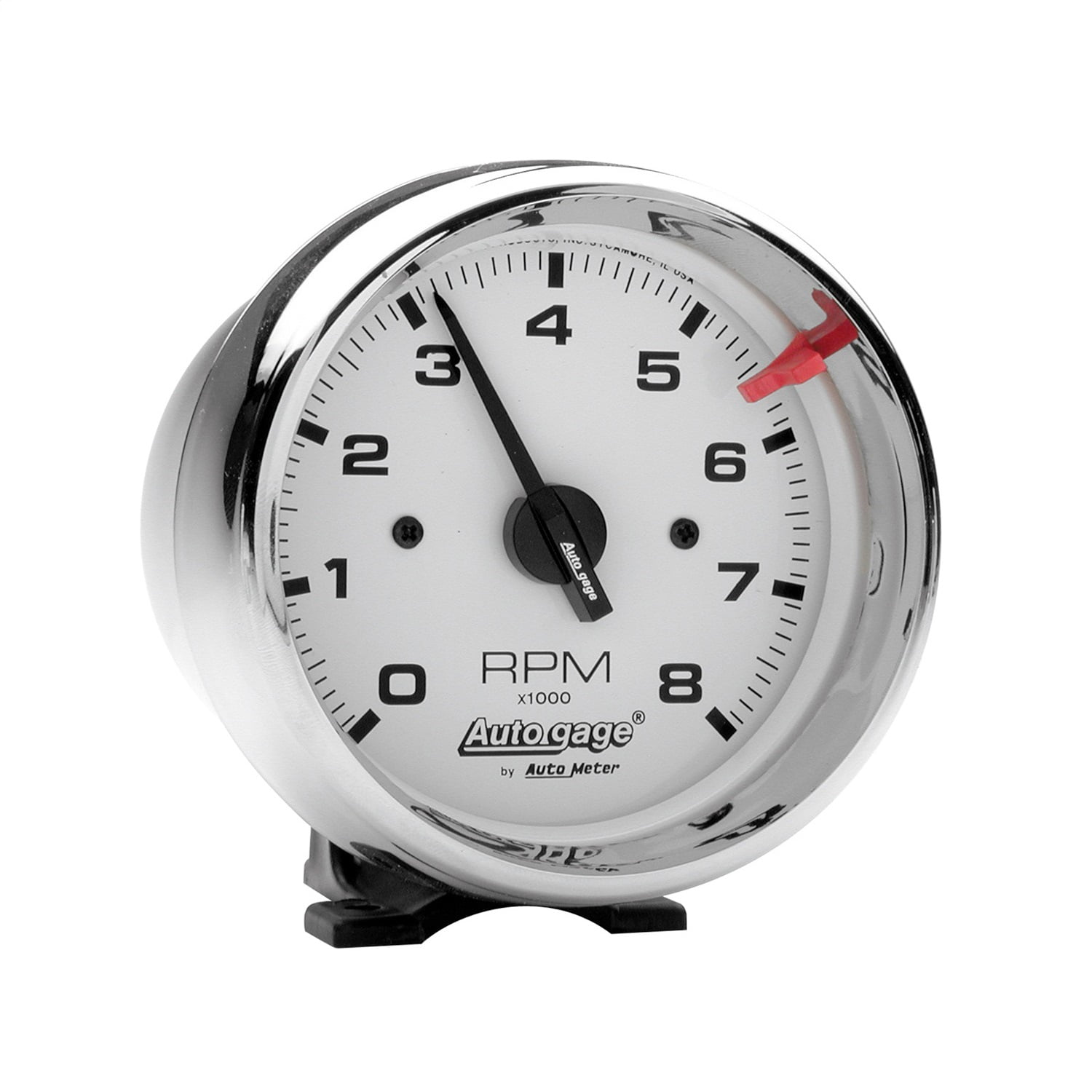 AUTO METER 2304 3-3/4IN TACH, 8,000 RPM, CHROME - Walmart.com