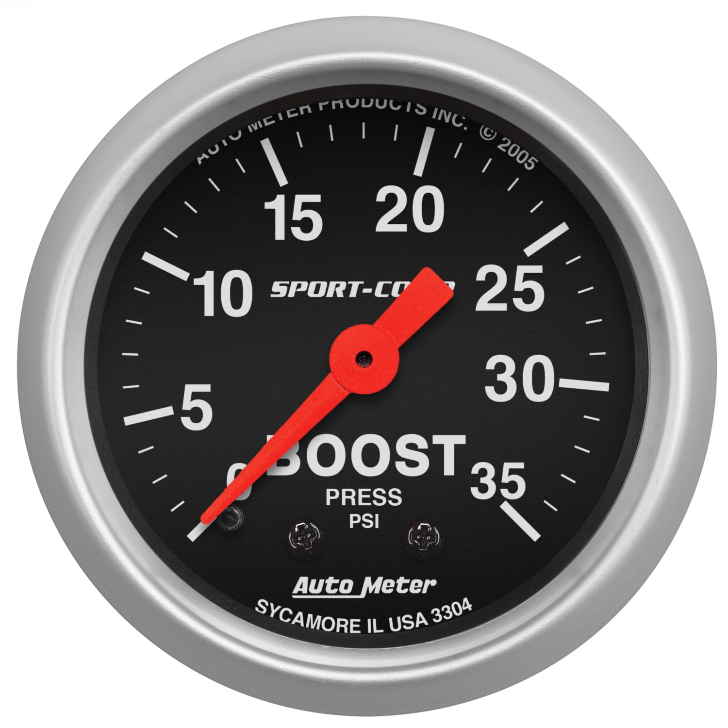 AUTO METER 3304 2IN BOOST, 0-35 PSI, MECH SPORT-COMP - Walmart.com