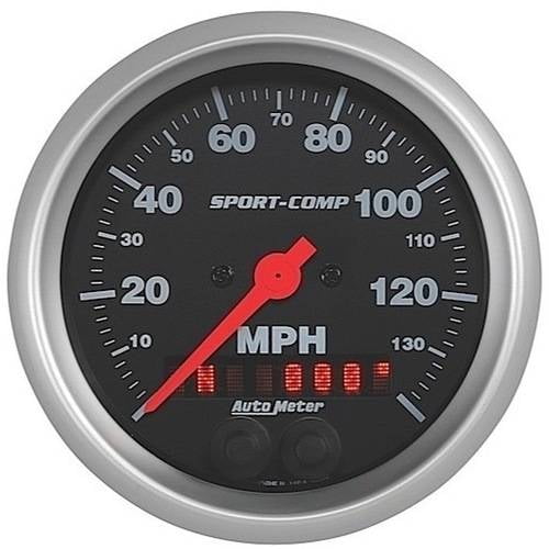 AUTO METER 3982 3-3/8IN GPS SPEEDOMETER, 140MPH, SPORT COMP - Walmart.com