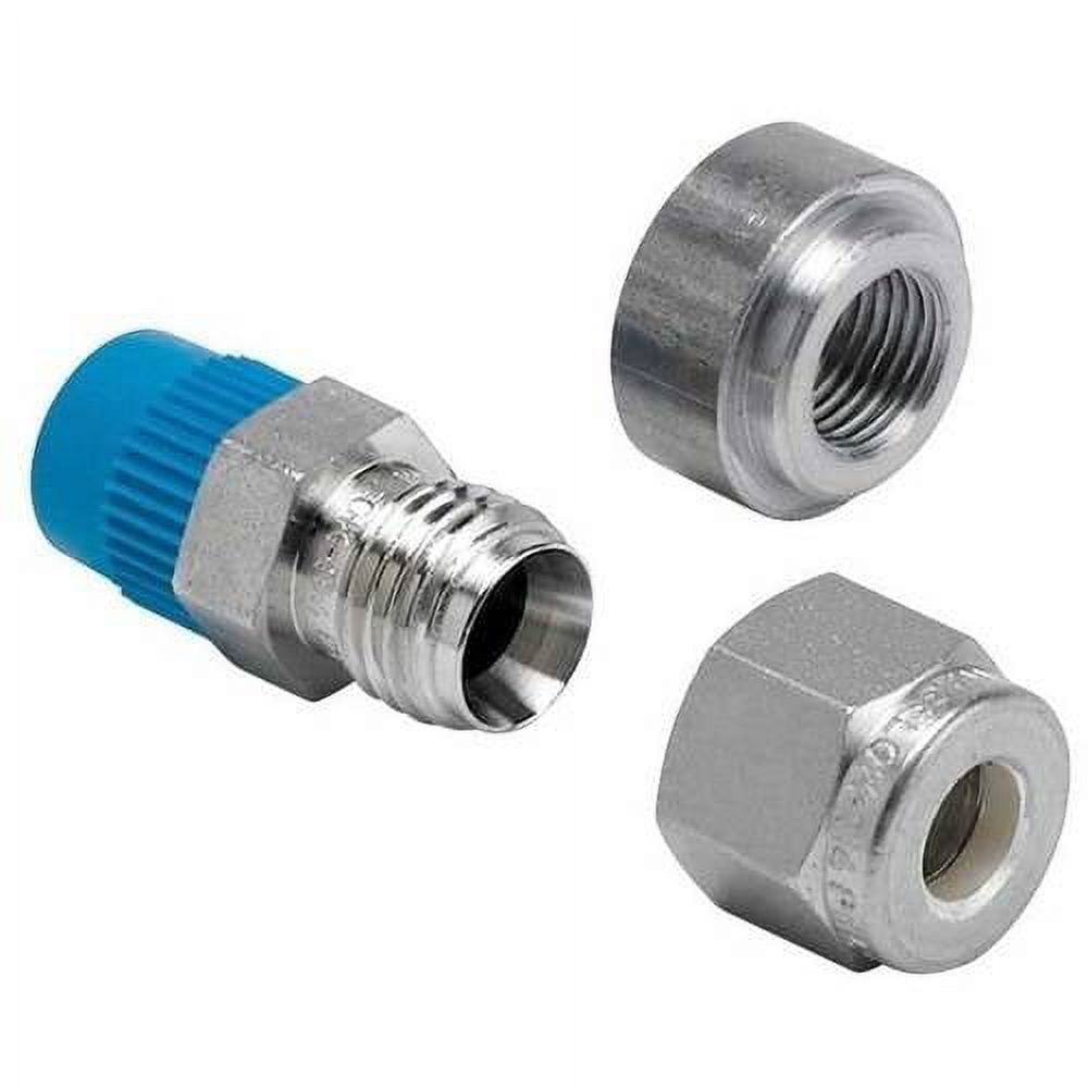 AUTO METER 5254 1/4 X 1/8 NPT COMP. FITTING W/WELD CONNECTOR - Walmart.com