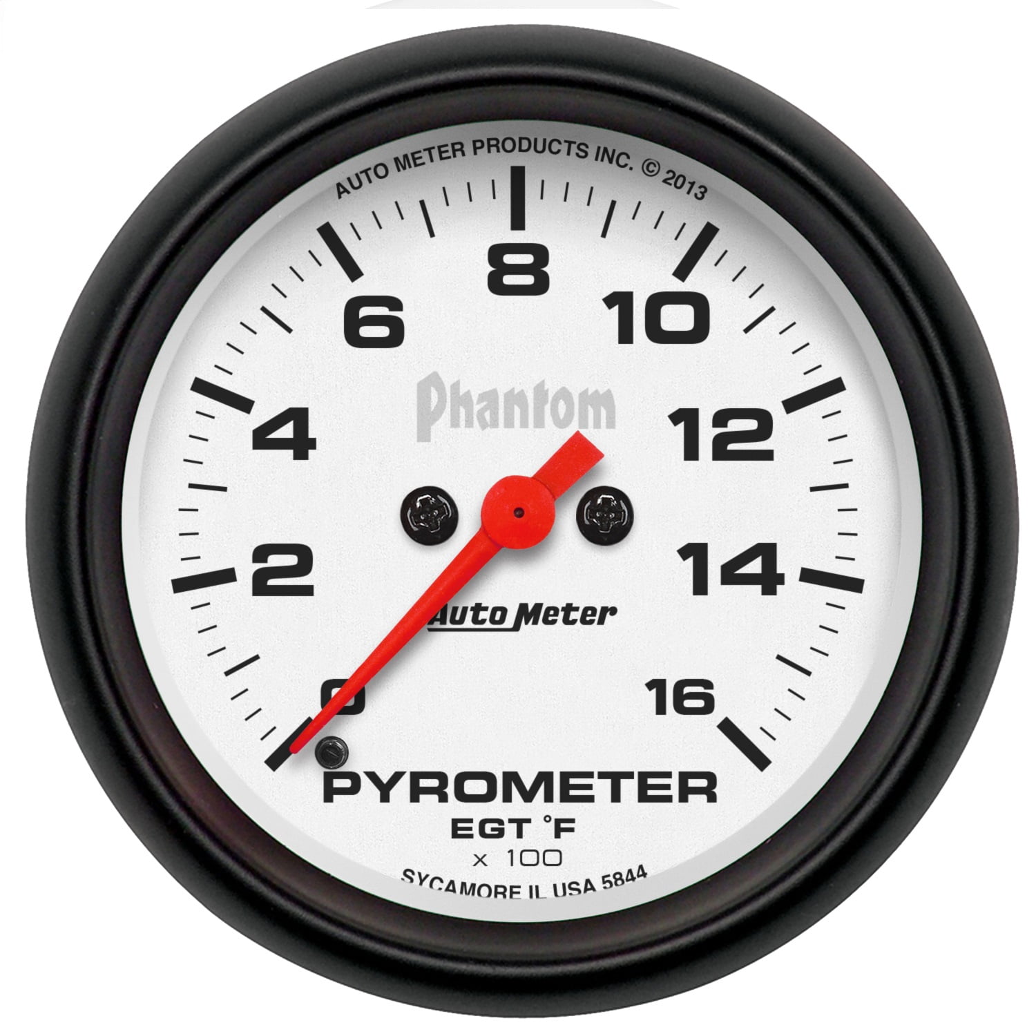 Auto Meter 5844 Phantom 2-5/8 Electric Pyrometer (0-1600 Degree F 66 ...